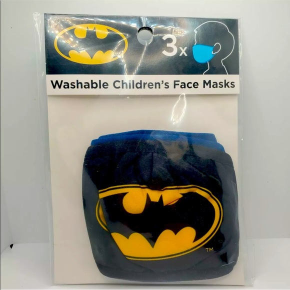 DC Comics | Accessories | New Kids Batman Face Mask Dc Comics Superhero ...